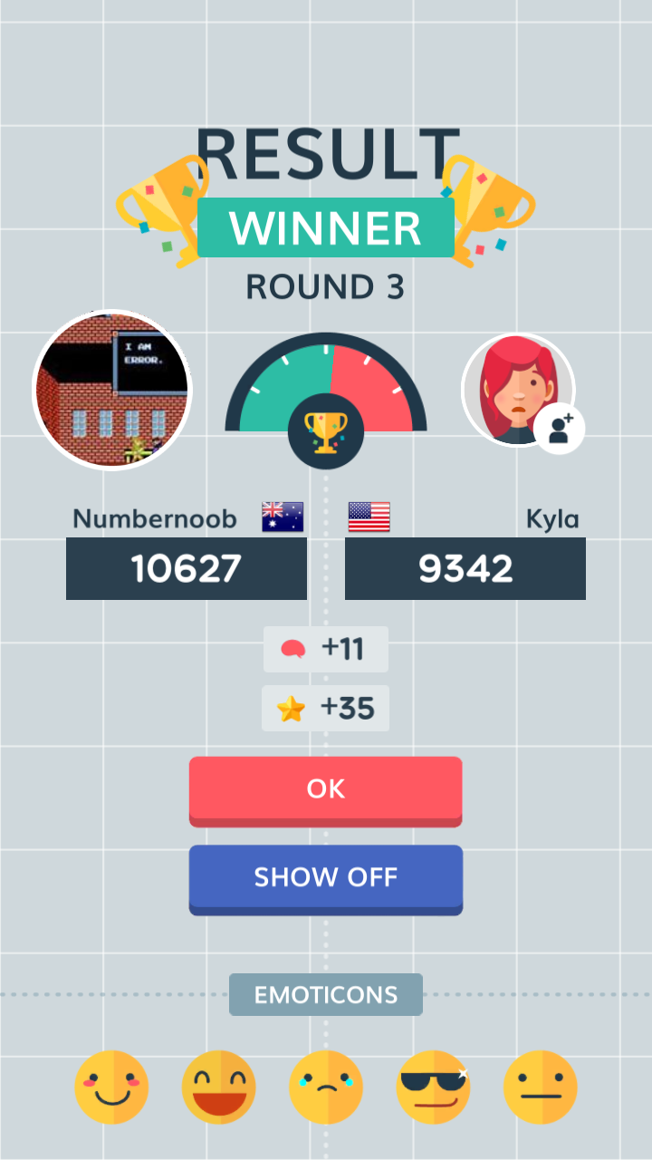 Number Rumble: Brain Battle | 50 Word App Reviews